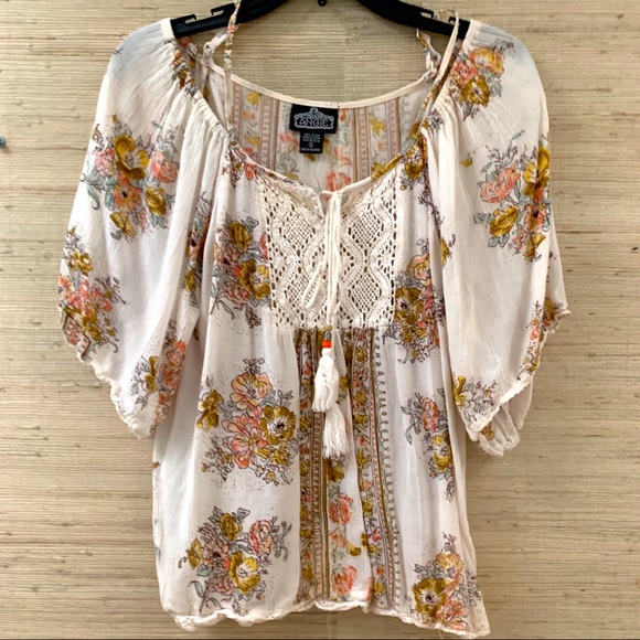 Angie | Tops | Nwot Hippie Chic Boho Top | Poshmark